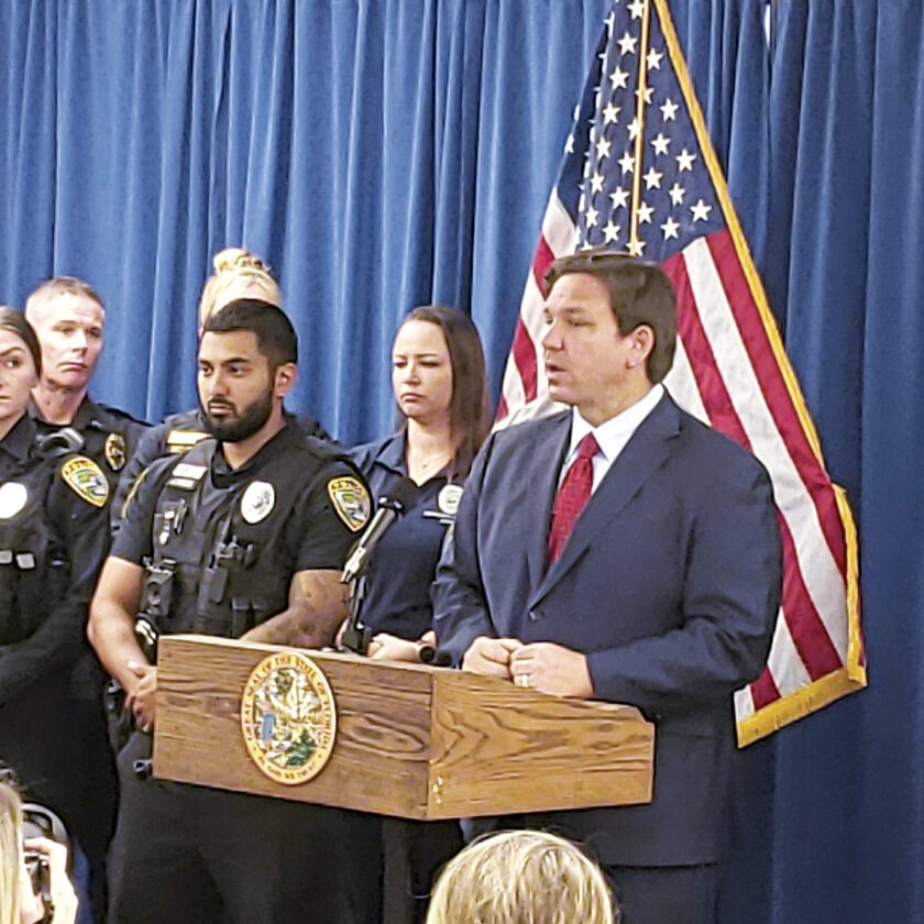 Governor hands bonuses to new Cape police officers - Cape Coral Breeze
